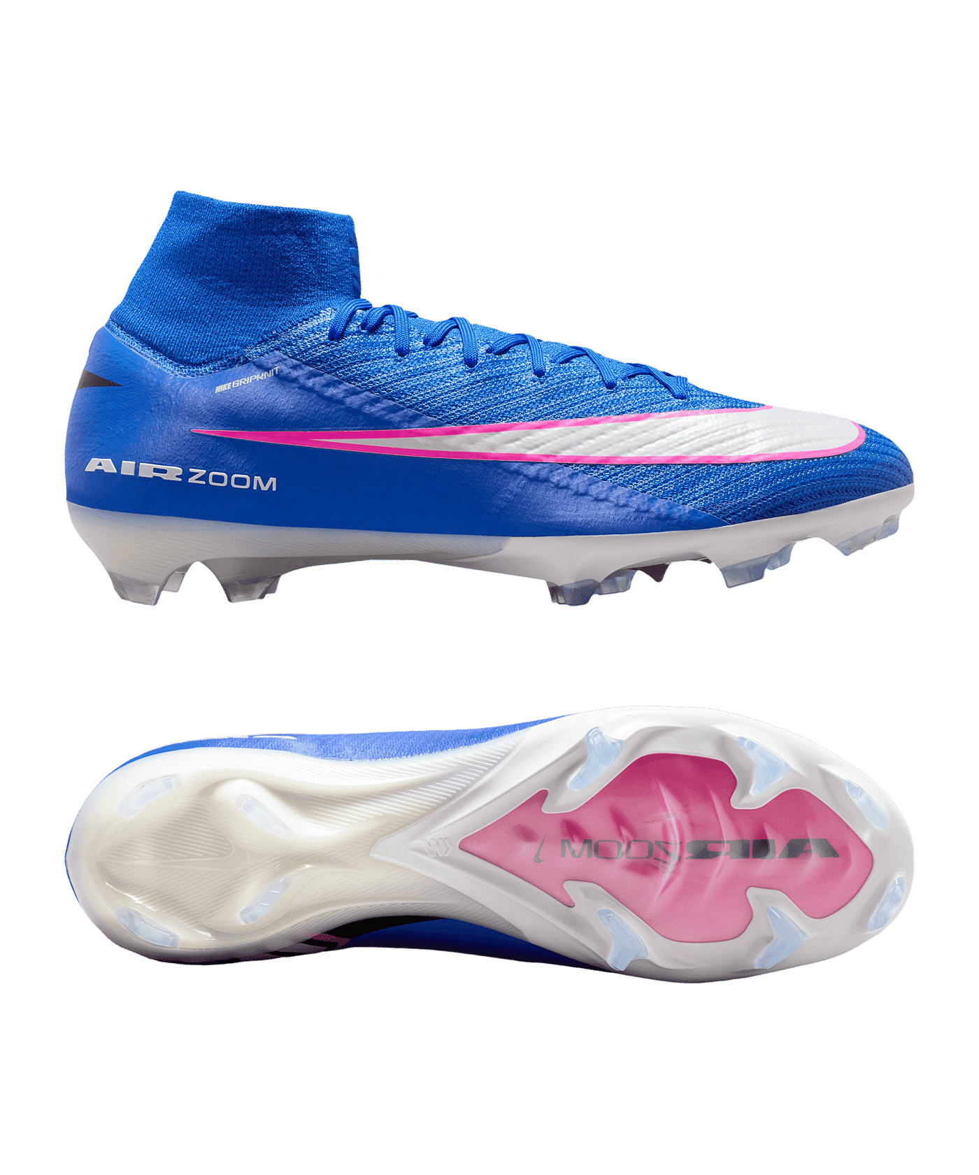 Nike Air Zoom Mercurial Superfly X Elite FG Attack Blau F446 ...